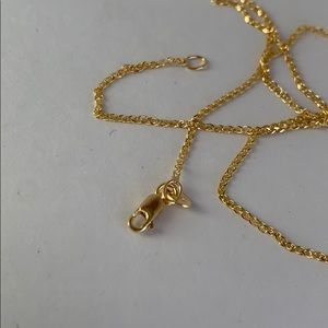 Jewelry | 14k Solid Gold Flat Open Wheat Chain 2 Inches | Poshmark